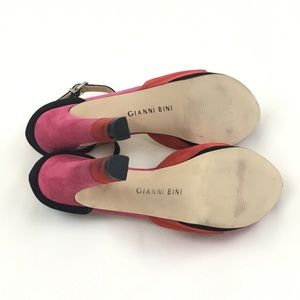 Gianni Bini | Shoes | Gianni Bini Suede Color Block High Heels 75 ...